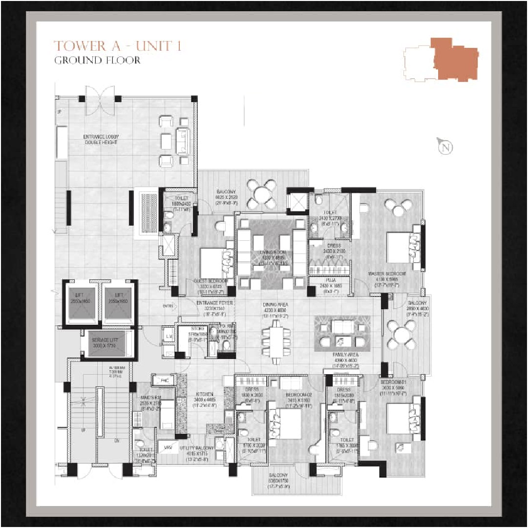 Residential 4 BHK Flats/Apartments in Lucknow - Shalimar Gallant West